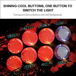 PXN Pro Arcade Fight Stick X9 Street Fighter Arcade Stick Game Fighting Joystick for PS4/PS3 /Xbox Series X/S/Xbox One/Switch/Window PC
