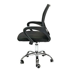 JTSQ Ergonomic Mesh Office Chair Adjustable Swivel Computer Desk Task Black Gaming Chair Office Chair Gaming Desk Computer Chair High Chair Home Office Desk Chairs Office Chairs Home Office