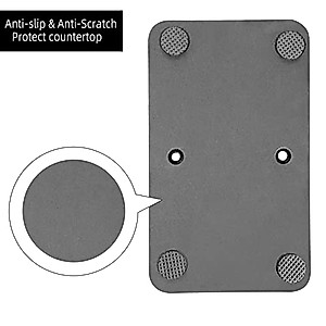 Towel Rack,Hand Towel Holder for Bathroom,Kitchen Hand Towel Rack for Countertop Vanity,Double-T Hand Towel Stand with Base,Metal Towel Stand,Black