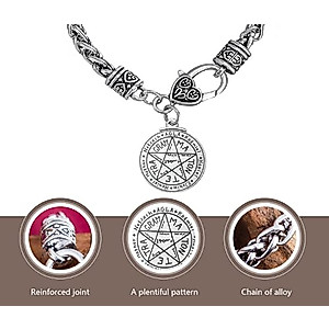 Lemegeton Talisman for Love Tetragrammaton Seal of Solomon Wicca Pentacle Pendant Wiccan Bracelets
