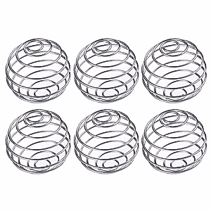 6 PCS Shaker Balls Milkshake Protein Whisk Ball Stainless Steel Wire Mixers for Shaker Cup Bottle (2 In)