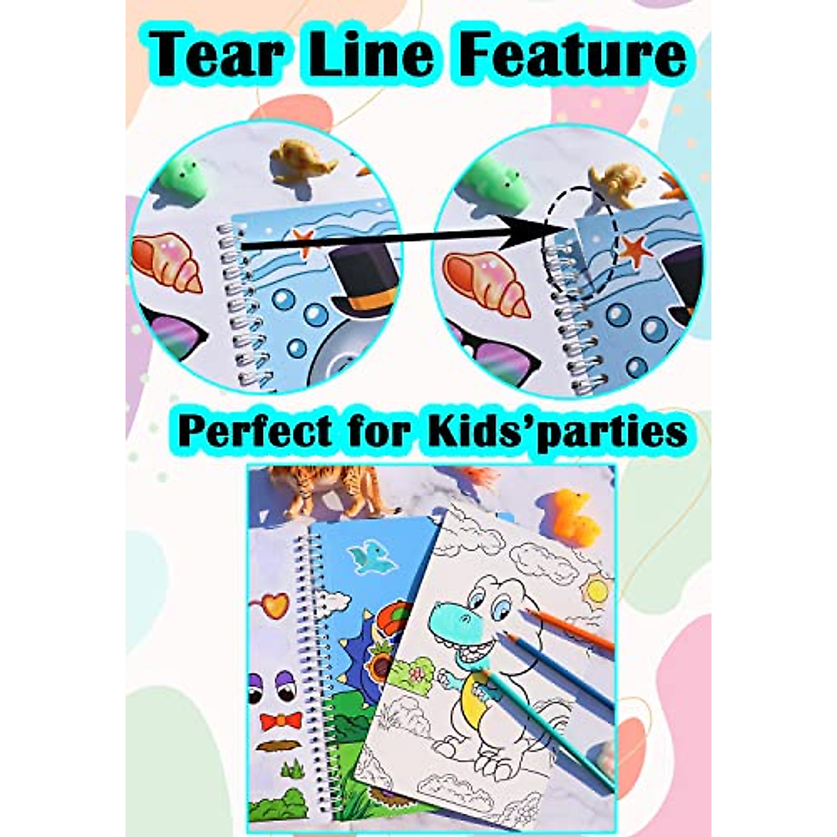 450PCS Stickers/Coloring Book for Kids 2-4, Make A Face Reusable Sticker Book for Toddlers Including 14 Coloring Pages 14 Scenes Airplane Activities for Kids Ages 4-8, Travel Road Trip Must Have