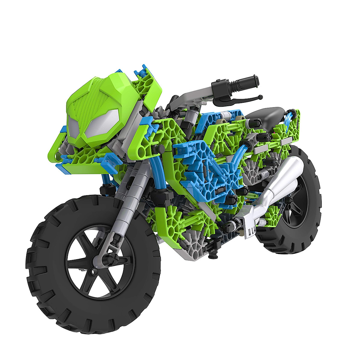 K'NEX Mega Motorcycle Building Set - Ages 9+ - 456 Parts - Working Suspension, Authentic Replica Model, Advanced Stem Building Toy for Boys & Girls - 14.5" L X 6" H