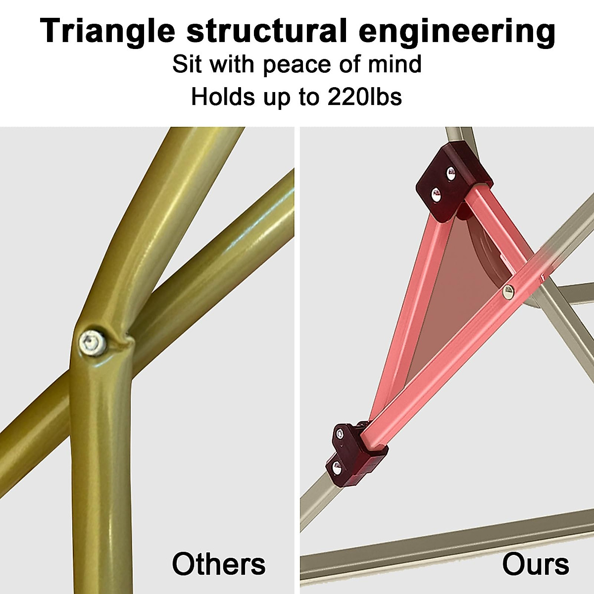 OAKHAM Comfy Saucer Chair for Adults, Soft Faux Fur Folding Lounge Chair for Bedroom Living Room Dorm Rooms Flexible Reading Chair for Teens Kids, X-Large Foldable Chair (Faux Fur-Pink)
