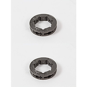 2 Pack Genuine Husqvarna 640200214 Sprocket Rim 3/8" 7 Teeth STD 7 Spline OEM