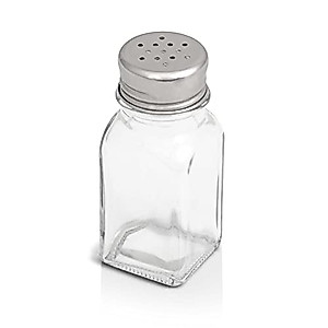 WHOLE HOUSEWARES | stainless steel salt and pepper shakers set | 6-Piece Pack | Best for Home Kitchen, Restaurants and Catering