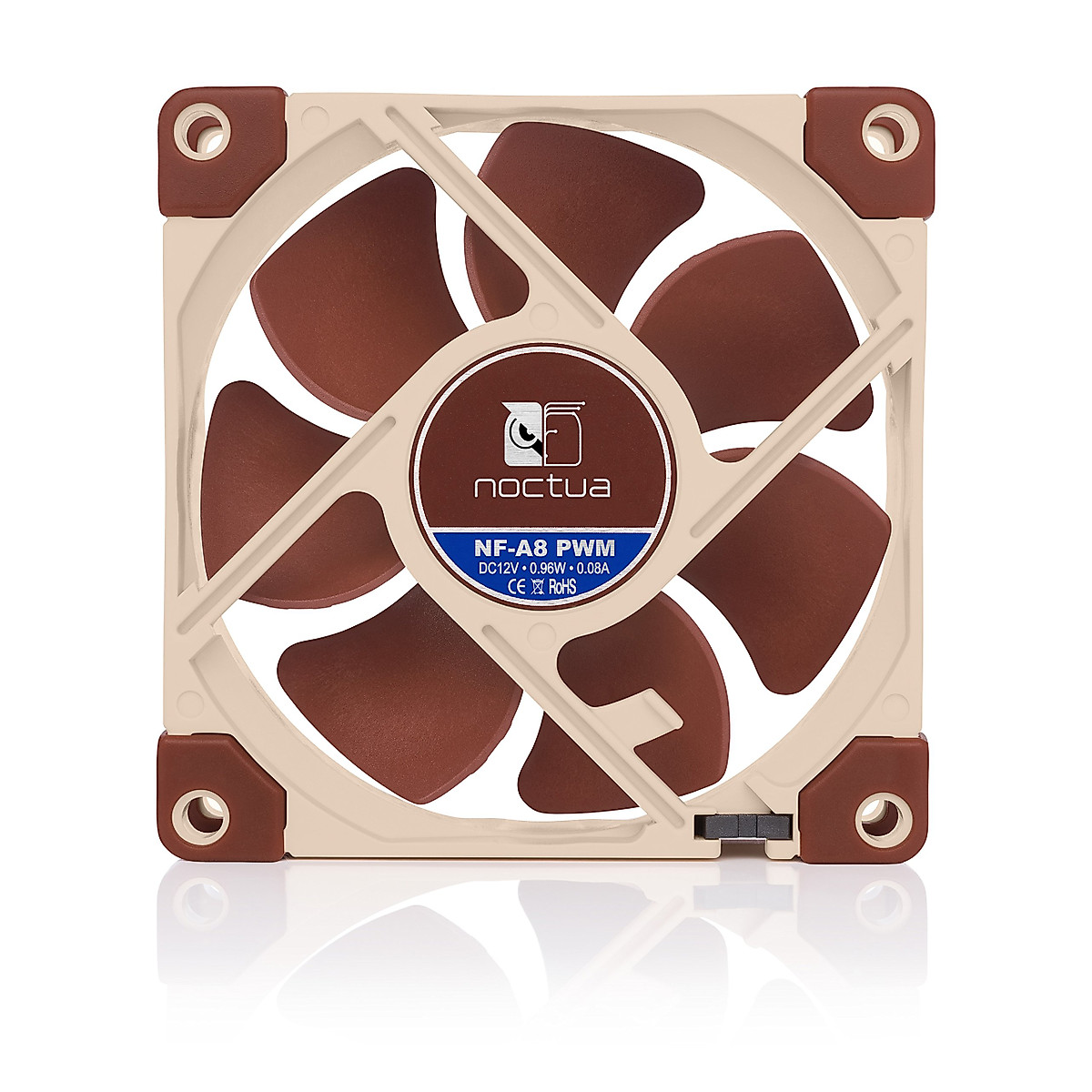 Noctua NF-A8 PWM, Premium Quiet Fan, 4-Pin (80mm, Brown)