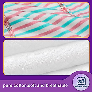 MooMoo Baby Cotton Training Pants Strong Absorbent Toddler Potty Training Underwear for Baby Girl 4T