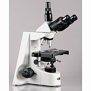 AmScope T690C-8M Digital Trinocular Compound Microscope, 40X-2500X Magnification, WH10x and WH25x Super-Widefield Eyepieces, Infinity Objectives, Brightfield, Kohler Condenser, Double-Layer Mechanical Stage, Includes 8MP Camera with Reduction Lens and Sof