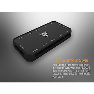 Gamdias CPU Liquid Cooler 240mm RGB for Gaming PC, Computers with 2 PWM Dual Ring RGB Fans, AIO Lighting Cooling Kit, All-in-One CPU Water Cooler with Radiator, Remote and Hub