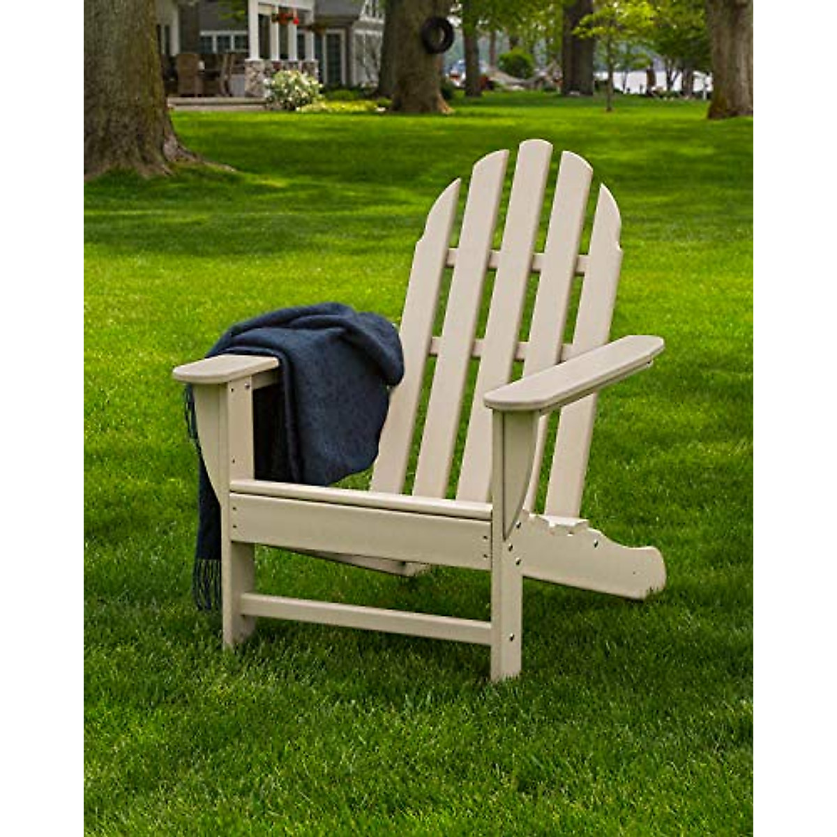 POLYWOOD AD4030WH Classic Outdoor Adirondack Chair, White