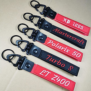 Uayma Keychain Wristlet Lanyard embroidery, personalized lanyard keychain for women and men travel, Nylon belt lanyard for car keys (Triangle Hook)