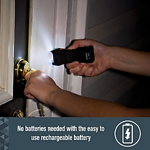 SABRE Realtree Edge 2-in-1 Stun Gun with Flashlight & Belt Holster, Emits 1.60 Powerful Pain Inducing Microcoulombs (µC) Charge, 120 Lumen LED Flashlight, Rubberized Grip, Compact Design,Rechargeable