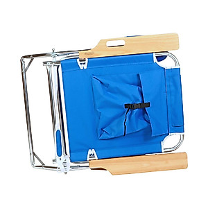 Big Jumbo 500 lbs XL Aluminum Heavy Duty Beach Chair for Big & Tall - 4 Reclining Positions