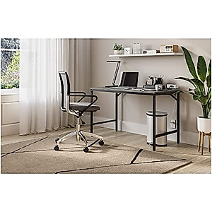 Safco Simple Gray Metal Work Desk