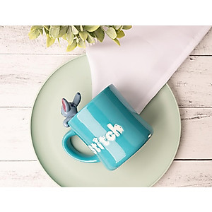 Disney Lilo and Stitch Figural Character Mug Kitchen Accessories | Cute Ceramic Housewarming Gifts For Men And Women And Kids | Official Licensee | 1 Set