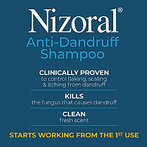 Nizoral Anti-Dandruff Shampoo Value Size, Fresh,11 fluid ounces