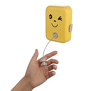 Retractable Clothesline, Clothes Line Retracting Indoor, Laundry Line Retracting Outdoors, Clothes Drying Wall Mount, Lock to Prevent Sagging