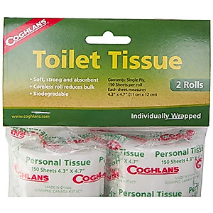 Coghlan's Packable Camp Toilet Tissue 2 count (pack of 1)