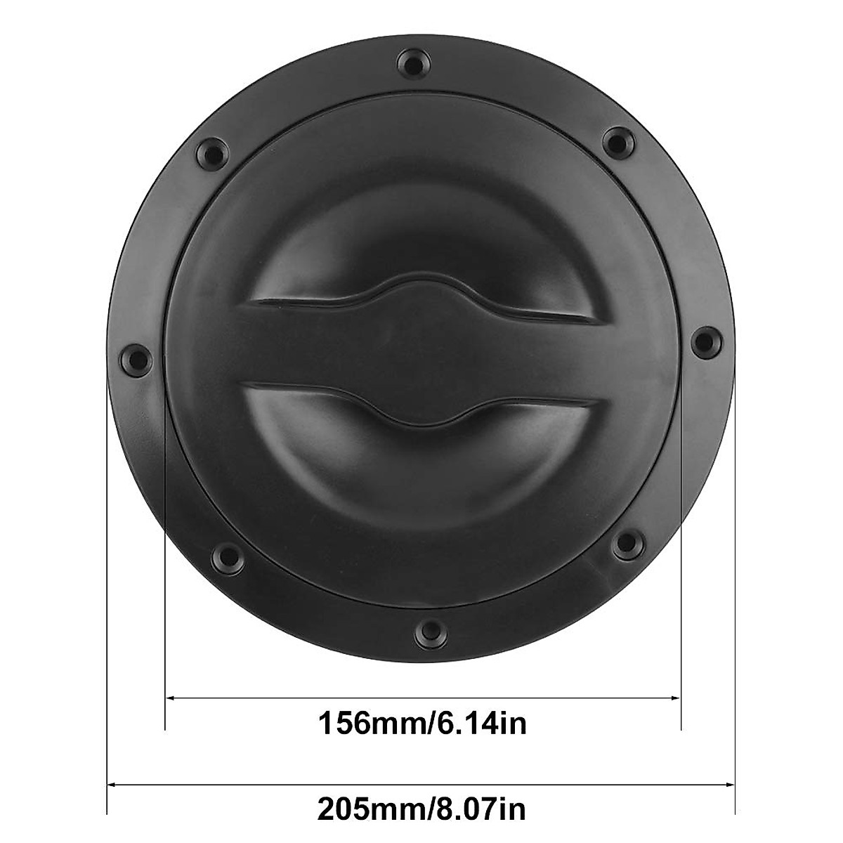 6 Inch Kayak Hatch Deck Plate Marine Hatch Cover Deck Plate Kit with Cat Bag for Kayak Canoe Boat Fishing Accessories