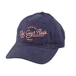OLD GUYS RULE Hat, Baseball Cap for Men | Authorized Expert | for Dad, Husband, Grandfather | Navy