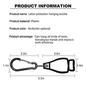 NANHONG 16 Pieces glove clips for work Glove Holder Clip, Construction Worker for Glasses Helmets Glove Grabber Clip