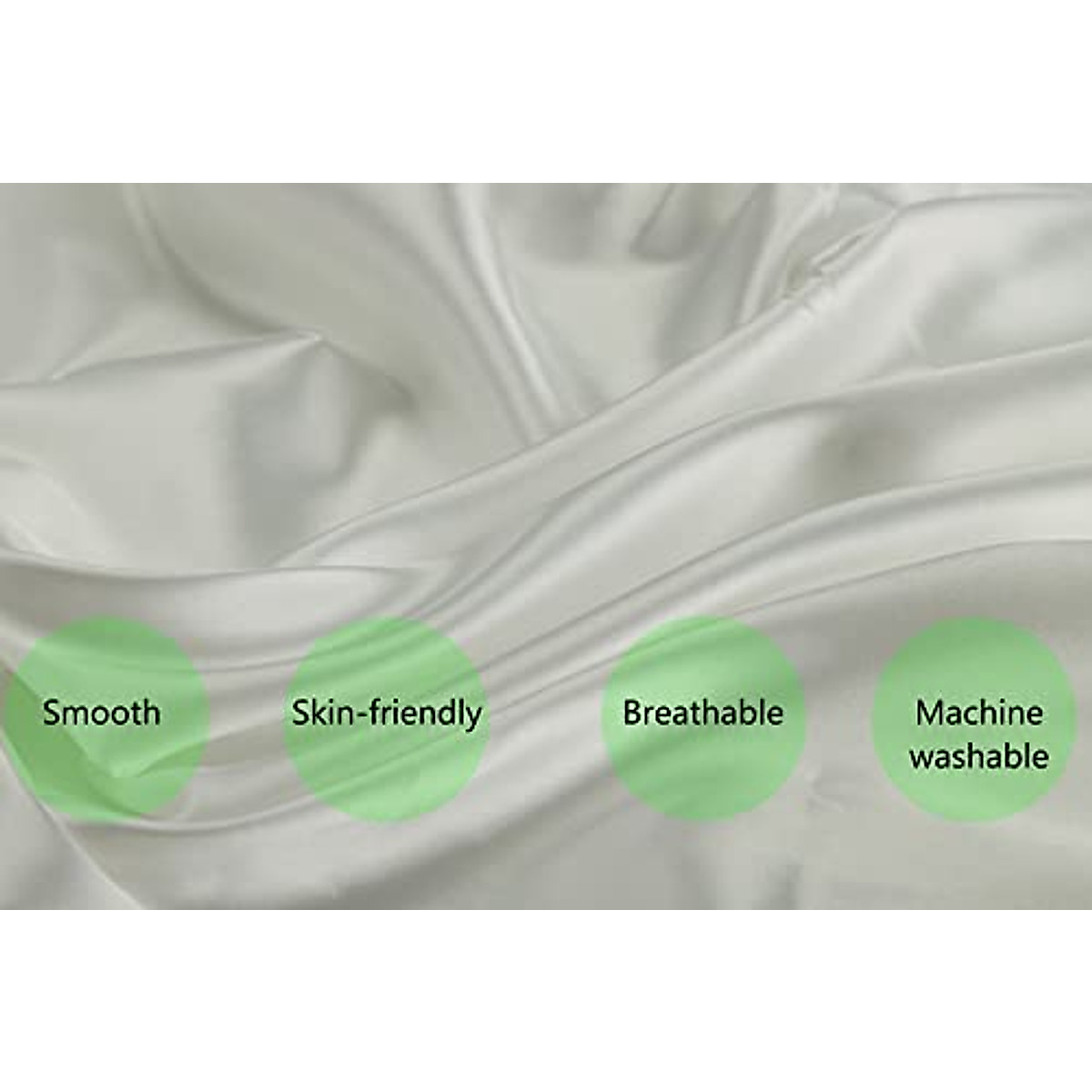 Satin Pack n Play Sheet Set 2 Pack Ultra Soft Silk Fitted Mini Crib Sheets Playard Sheet Protect for Baby Hair and Skin, Pink & White