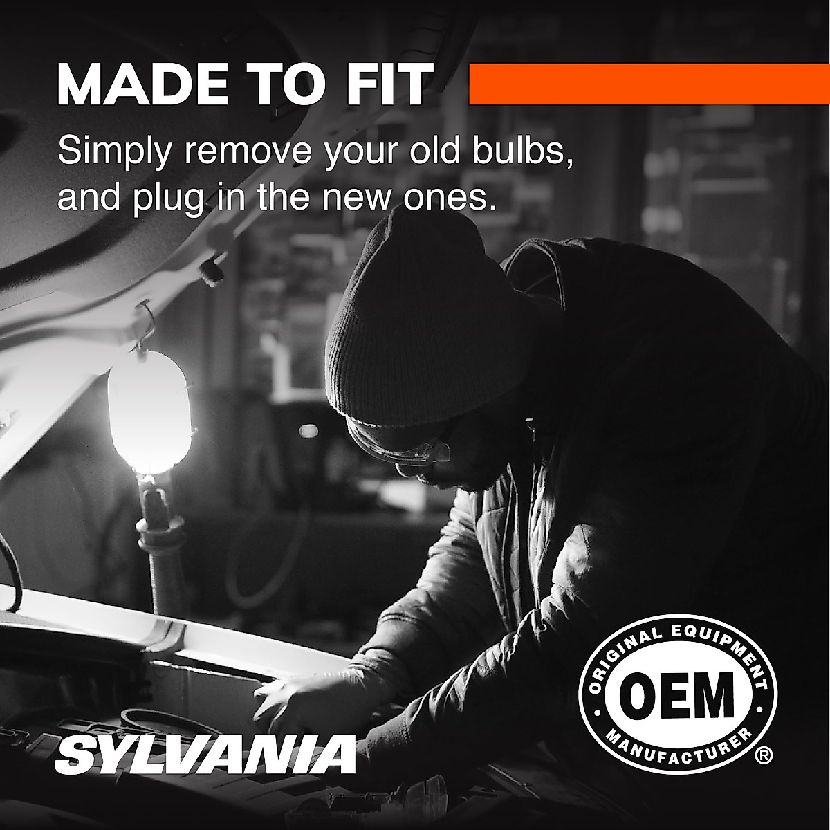 SYLVANIA 9005 SilverStar Ultra High Performance Halogen Headlight Bulb, (Contains 2 Bulbs)