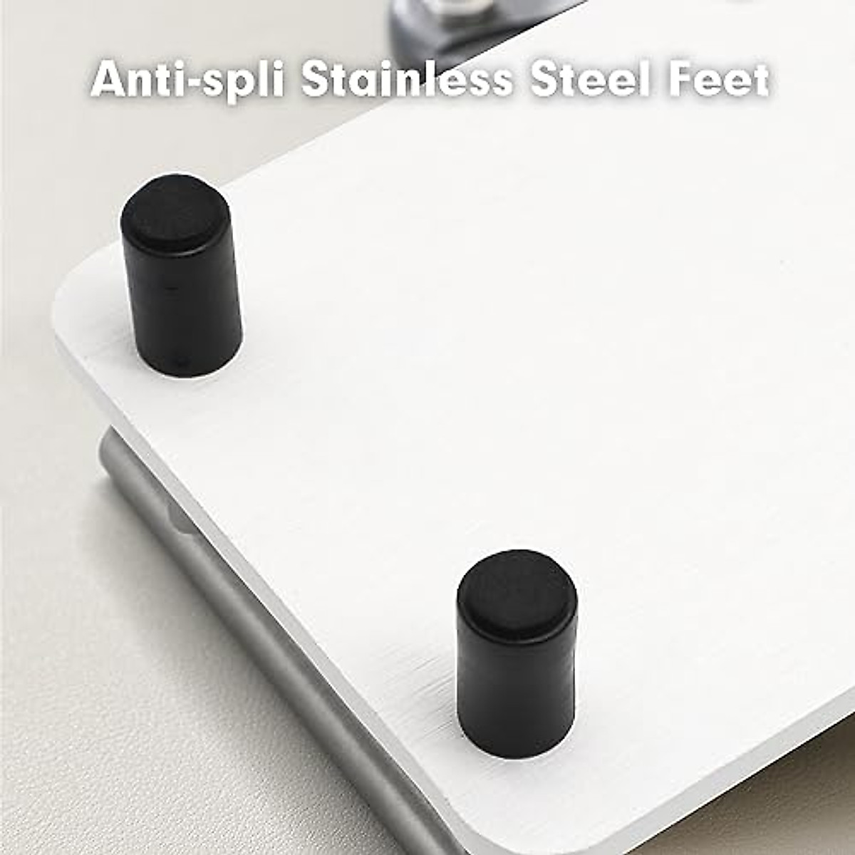 Water Absorbing Stone Tray for Sink, Diatomaceous Earth Fast Drying Stone Sink Caddy Tray for Bathroom Kitchen -White