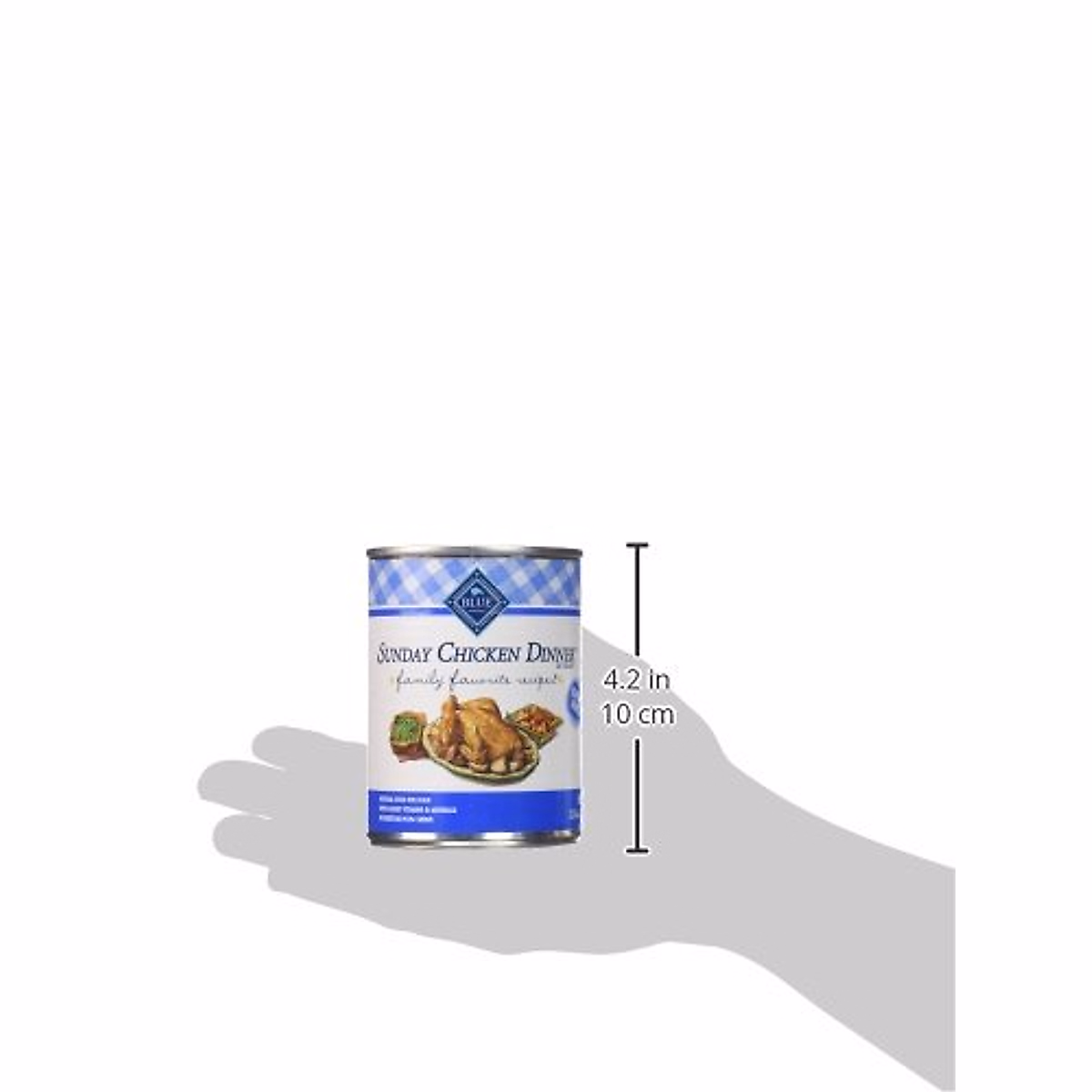 Blue Buffalo Family Favorites Natural Adult Wet Dog Food, Sunday Chicken 12.5-oz can (Pack of 12)