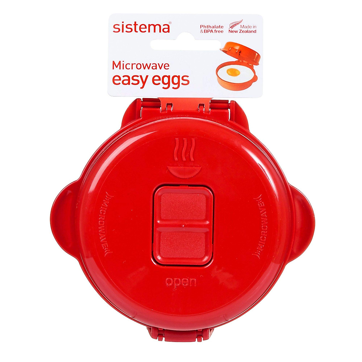 Sistema Red Polypropylene 'Easy Eggs' Microwave Dish