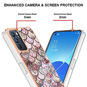 Compatible with Oppo Reno6 Pro 5G Case Cover,Compatible with Oppo Reno 6 Pro 5G for Mobile Phone TPU Case Cover FLP