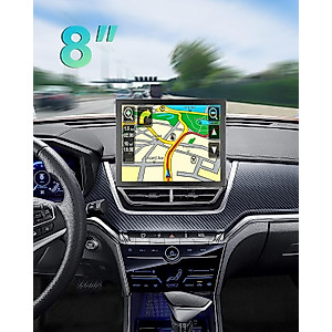 Eyoyo 8 inch Small Mini Monitor 1024x768 Resolution Car Rear View TFT LCD Screen Display with HDMI/VGA/AV Video Input for PC DVD DVR CCD 140 Degree Wi