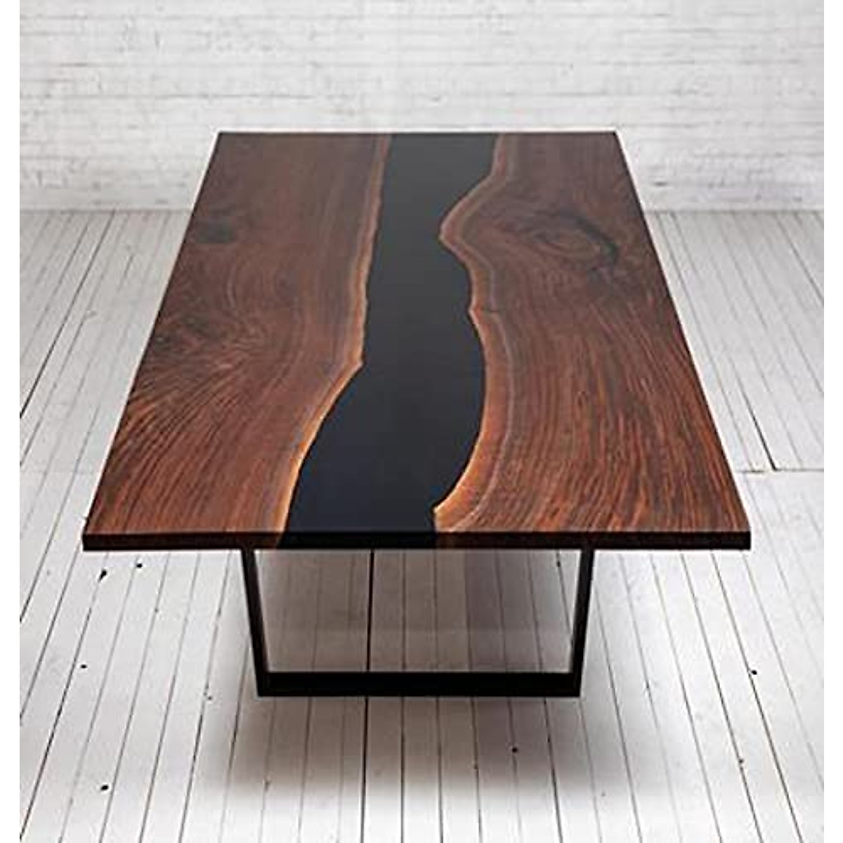 Epoxy Table Live Edge Wooden Table Epoxy Resin River Table Natural Wood Dining Table Natural Epoxy Table Resin Table, Piece Of Conversation