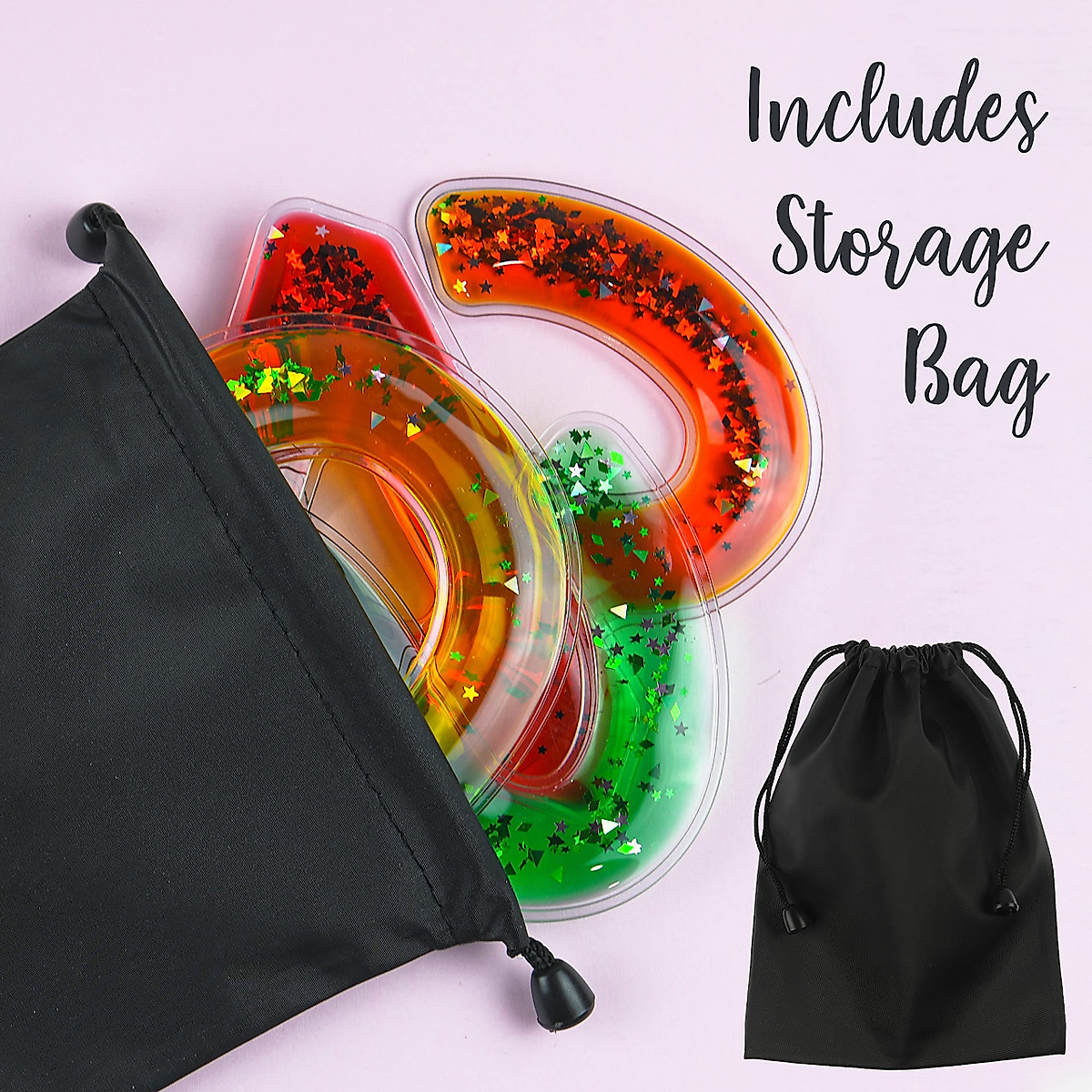 Playlearn Sensory Gel Filled Numbers – Moveable NumberToy - Textured Tactile Squishy Toy Number Set - Ideal for Sensory Learning