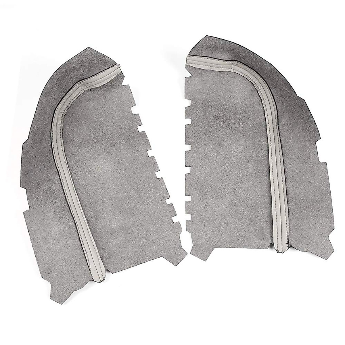 DSkoiph Armrest Synthethic Leather Cover Fit for Honda Pilot 09-13 (Front Door Panel Armrest Cover, Gray)