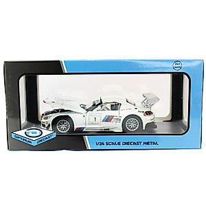 Motor city classics 1:24 2013 BMW Z4 GT3- White - Optimum Diecast