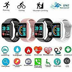 smartwatch Waterproof sports reloj y68 d20 smart watch cheap Online Wearable Devices (WHITE)