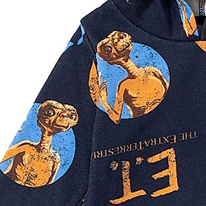 ET the Extra-Terrestrial Little Boys French Terry Pullover Hoodie and Pants Outfit Set Blue 7-8