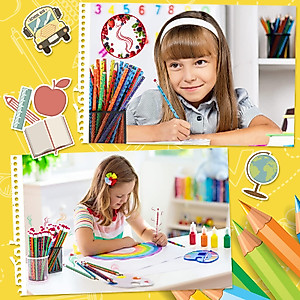 Scented Inspirational Motivational Pencils Student Colorful Fruit Pencils Cute Pencils with Eraser Wood Graphite Pencil for Girls Kids Boys School Students Gifts Supplies (120 Pcs)