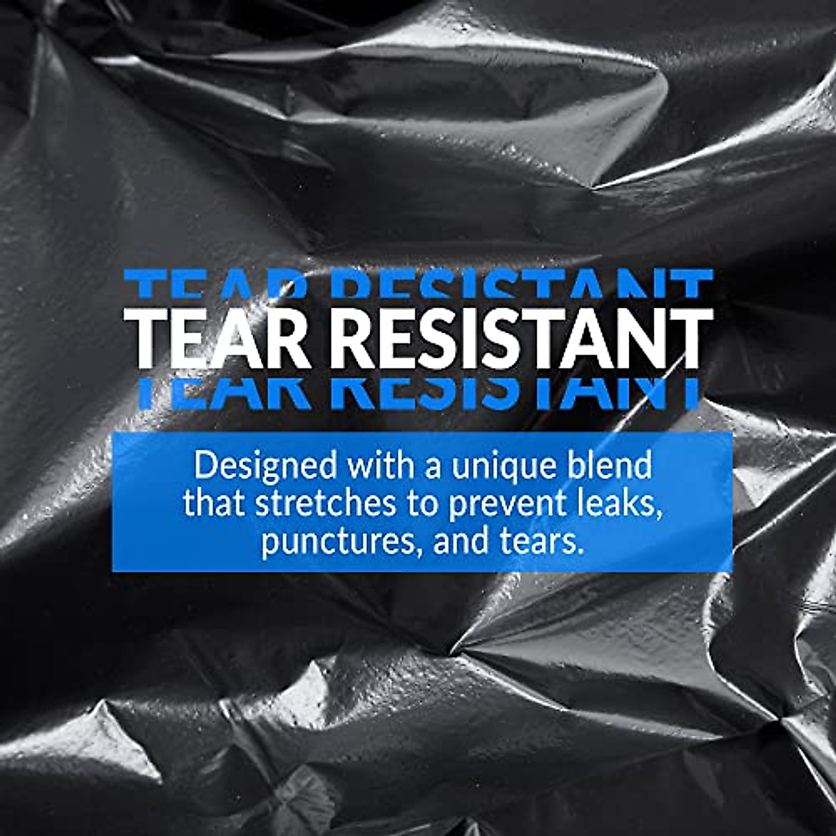 Reli. 13 Gallon Trash Bags, Black (250 Count) Tall Kitchen Garbage Bags 13 Gallon - 16 Gallon, Black Trash Can Liners