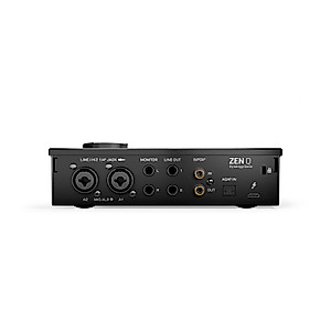 Zen Q Synergy Core Audio Interface, 14x10 Bus-Powered Thunderbolt 3 Interface for Recording Music, with Onboard Real-Time Audio Recording Effects, XLR Interface Connection - Antelope Audio