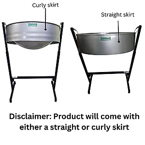 LOW TENOR (SOPRANO, LEAD) STEELPAN (STEEL DRUM) WITH PROTECTIVE CARRYING CASE