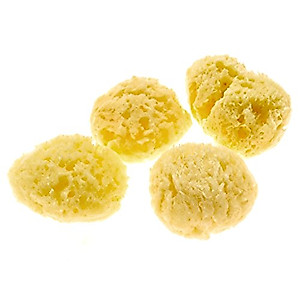 Evergreen Pet Supplies 4-Pack of Natural Hermit Crab Sea Sponges - All Natural Sponge for Crabs - Assists Safer Drinking, Provides Nutrients, Balances Tank Humidity