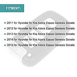 SELEAD Keyless Entry Remote Control Car Key Fob Keyless Entry Remote fit for Hyundai for Kia Azera Equus Genesis Sonata 2011-2015 Antitheft Keyless Entry Systems PCF7952 4 Buttons 1pc US Stock