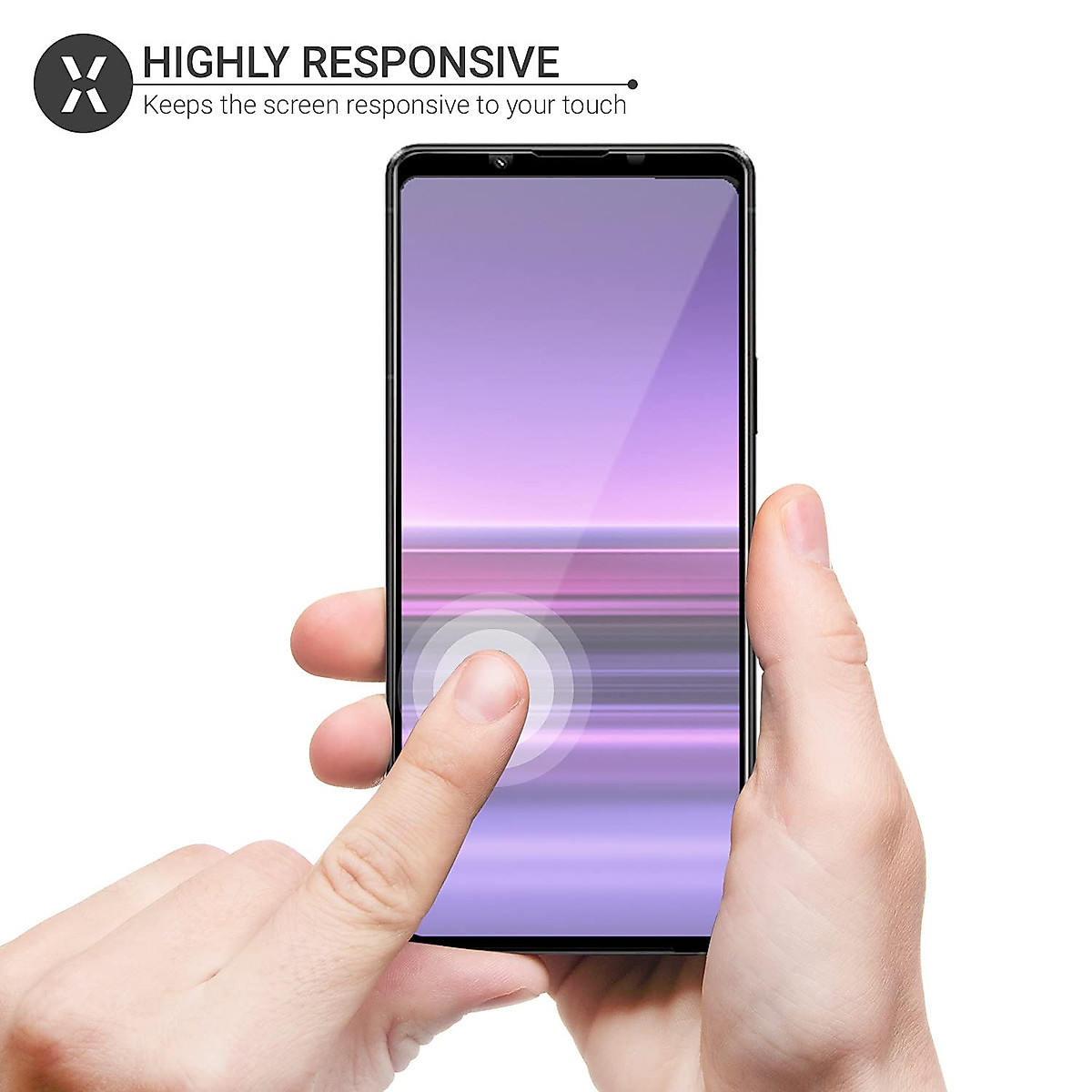 Olixar Screen Protector for Sony Xperia 1 III, Tempered Glass - Reliable Protection, Supports Device Features - Full Video Installation Guide