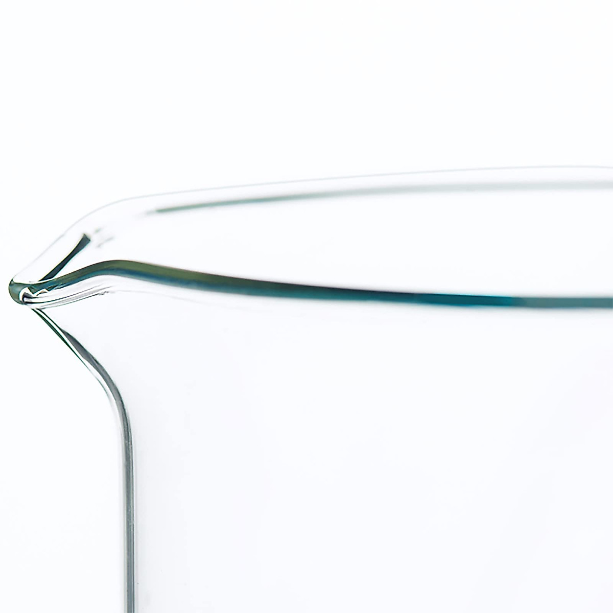 Large Capacity Glass Beaker, Borosilicate High Temperature Resistance Graduated Cup,lab School Chemistry Experiments Measure Mix Beaker with Pour Spout,10000ml,2pcs