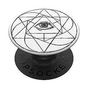 Illuminati Phone Grip All Seeing Eye Pyramid PopSockets Swappable PopGrip