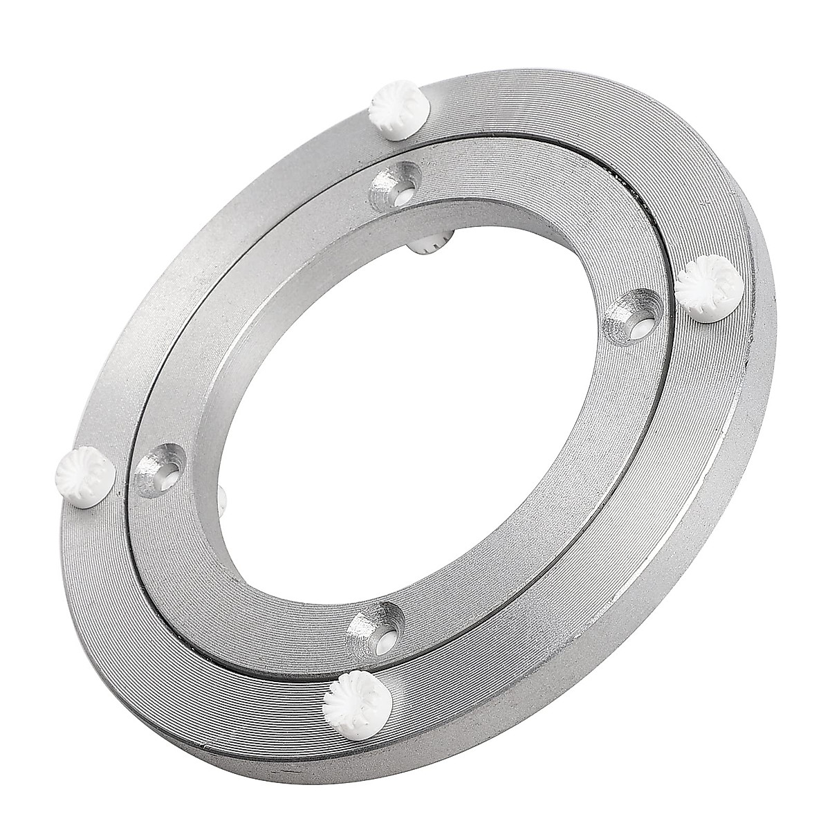 Silent Turntable Improved Cabinet & Drawer Organization Lazy Susans Mute Aluminum Alloy Non‑Slip Rotating Turntable Hardware for Dining‑Table of Homes and Hotels[5 inches]