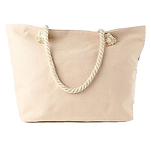 Nollia Women's Summer Tote Bag, Large Shoulder Bag + Great for Beaches, Boardwalks & Vacation Fun! (Pineapple Fun)